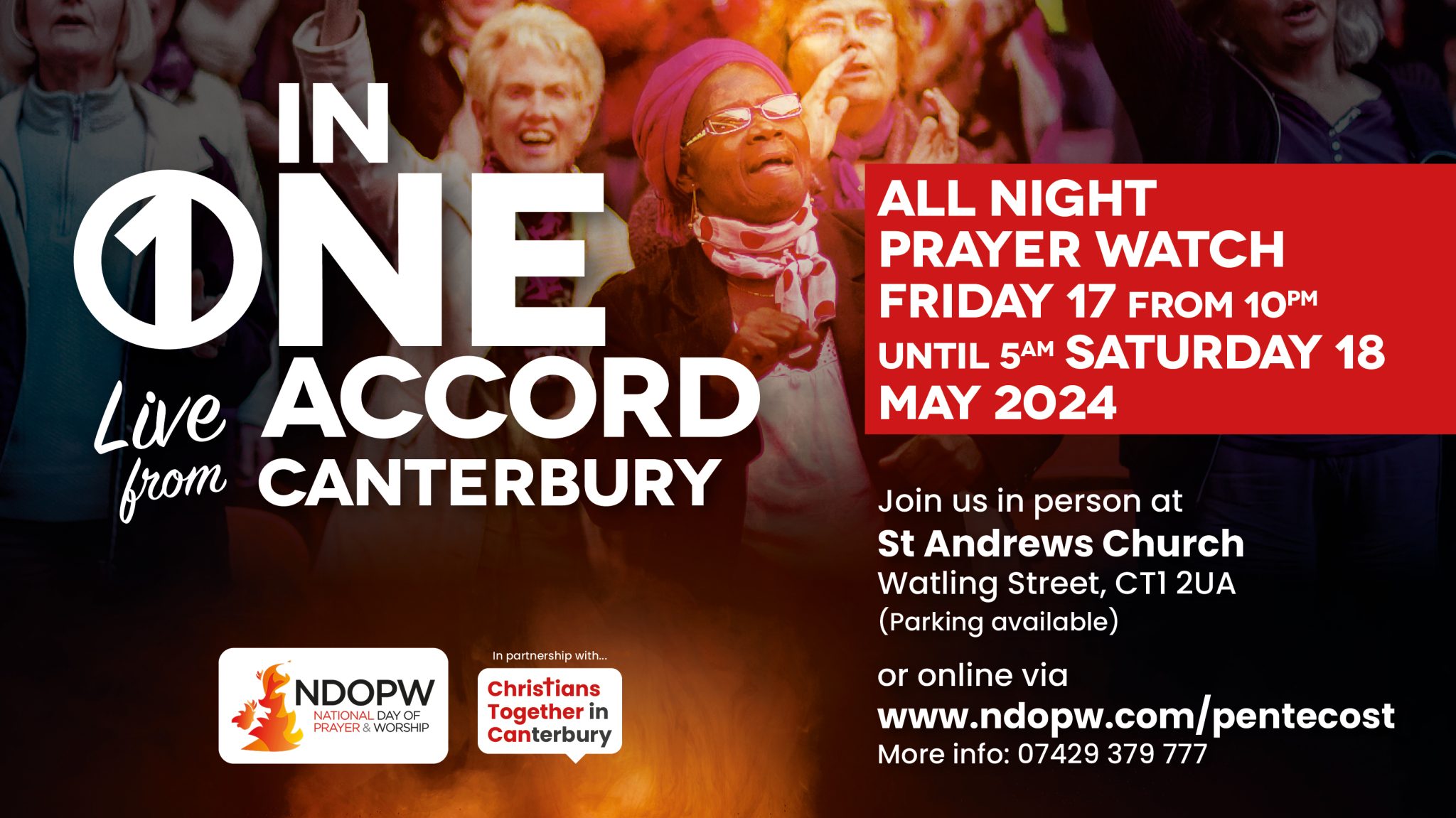 Pentecost - All Night Prayer Watch - World Prayer Centre