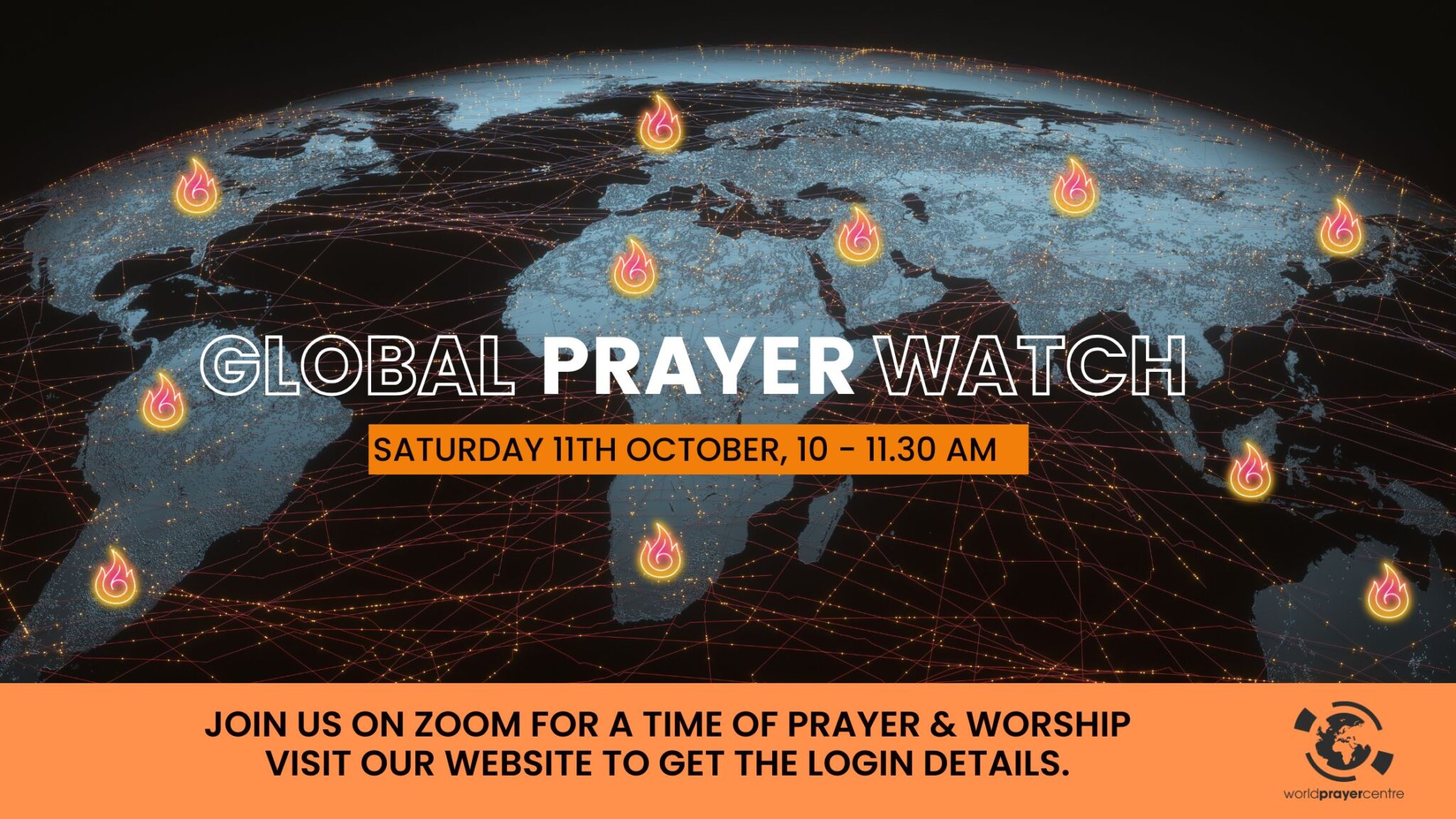 Global prayer watch - Oct 2025 - World Prayer Centre