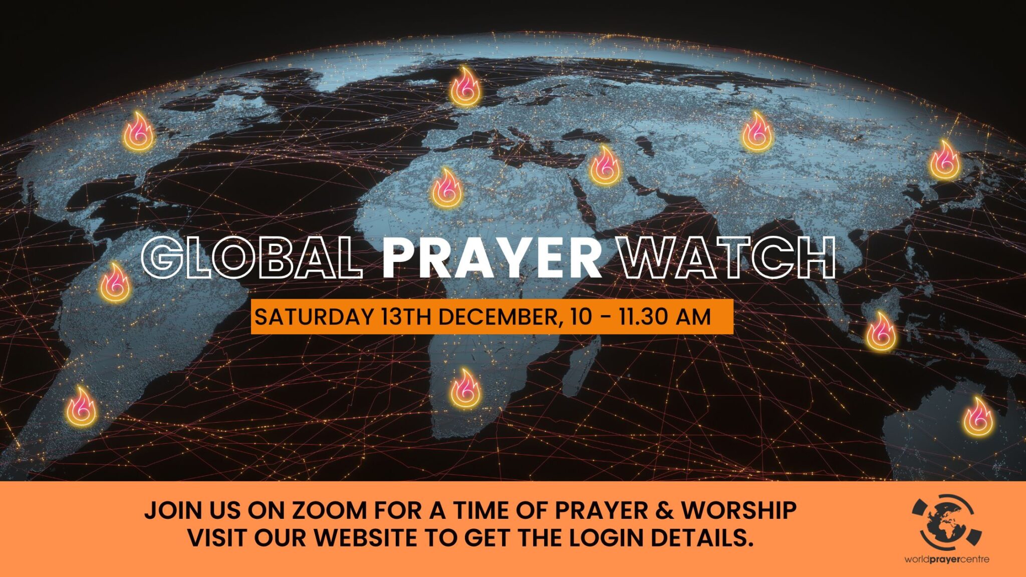Global prayer watch - December 2025 - World Prayer Centre